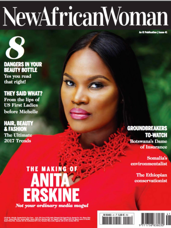 Ghanaian “Mogul in the Making” Anita Erskine covers New African Woman ...