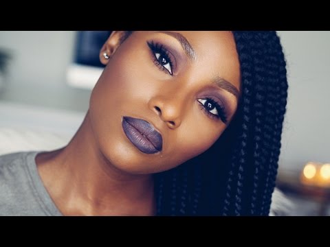 Get this Purple Mauve Makeup Look with this Tutorial by Dimma Umeh on BN Beauty | BellaNaija