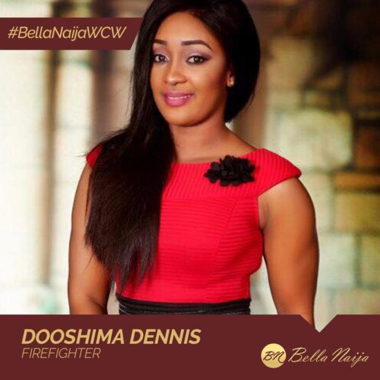 Five Reasons why Firefighter Dooshima Dennis is our #BellaNaijaWCW this ...