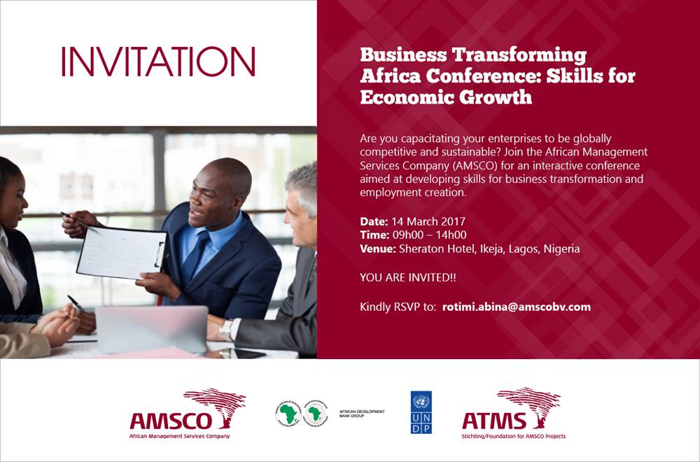 The African Management Services Company (AMSCO) presents Business ...
