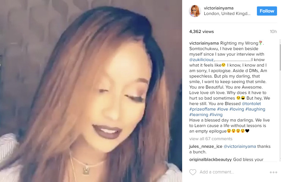 "I know what it feels like...I know and I'm Sorry...I'm Speechless ...