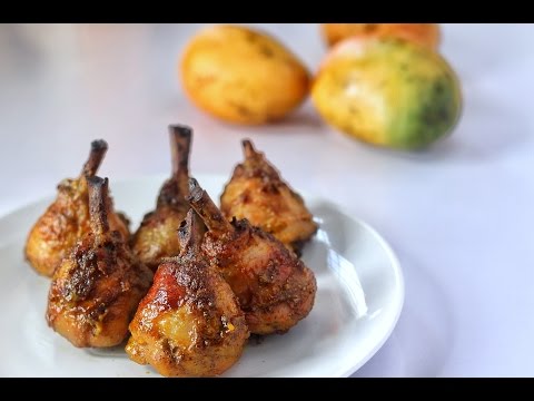 Something for the Holiday! Learn how to make "Mango Chicken Lollipops ...