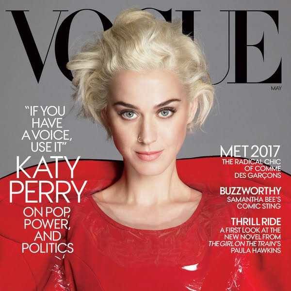 Katy Perry Goes Androgynous & Architectural for The May Issue of Vogue ...