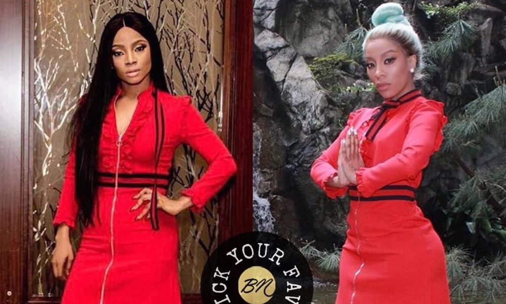 BN Pick Your Fave: Toke Makinwa and K. Michelle in Gucci | BellaNaija