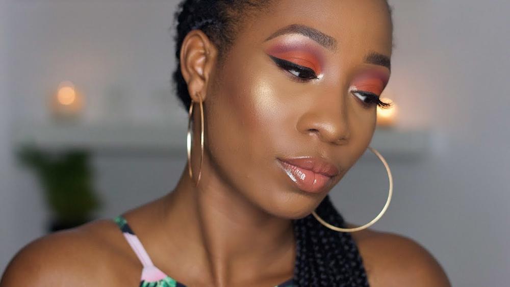 Makeup Artist Stephanie Ani Shares Orange Matte Cut Crease Tutorial ...