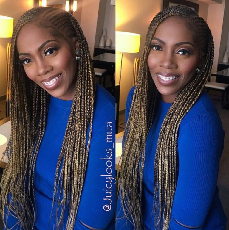 BN Beauty Trend Alert! Tiwa Savage & Beyonce Rocking Long Blonde Braids ...