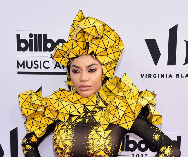 Singer Dencia makes a Bold Statement at the 2017 Billboard Music Awards ...
