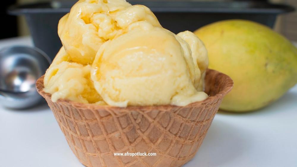BN Cuisine: Homemade Mango Ice Cream Recipe by Afropotluck | BellaNaija
