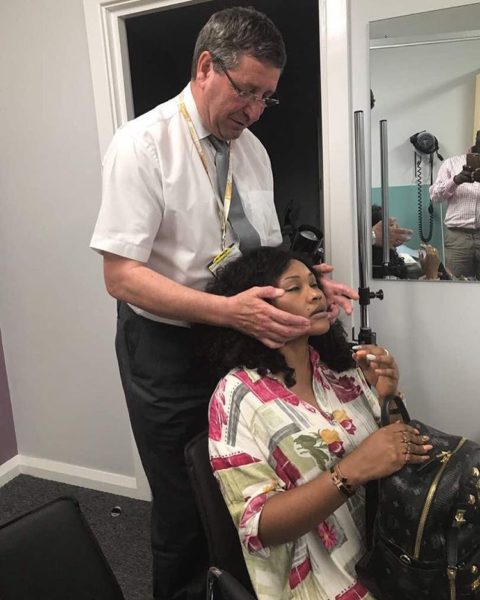 Mercy Aigbe visits Face Surgeon in The UK | BellaNaija