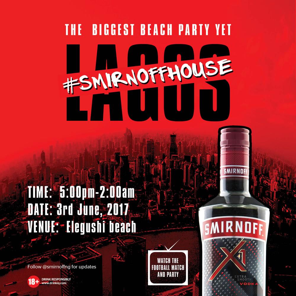 Lagos Get Ready! Smirnoff House Presents the Biggest Beach Party Yet ...
