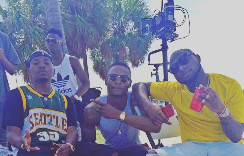 Davido & Olamide share B.T.S Photos of their New Music Video | BellaNaija