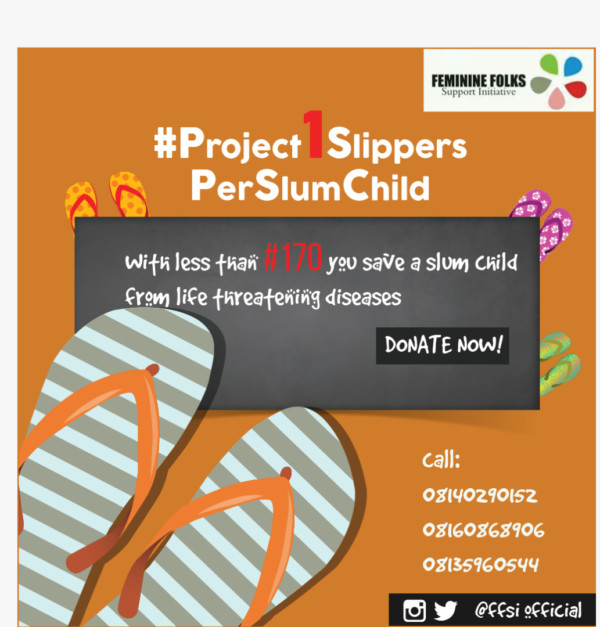#Project1SlippersPerSlumchild: Donate a Pair of Slippers & Save a Child ...