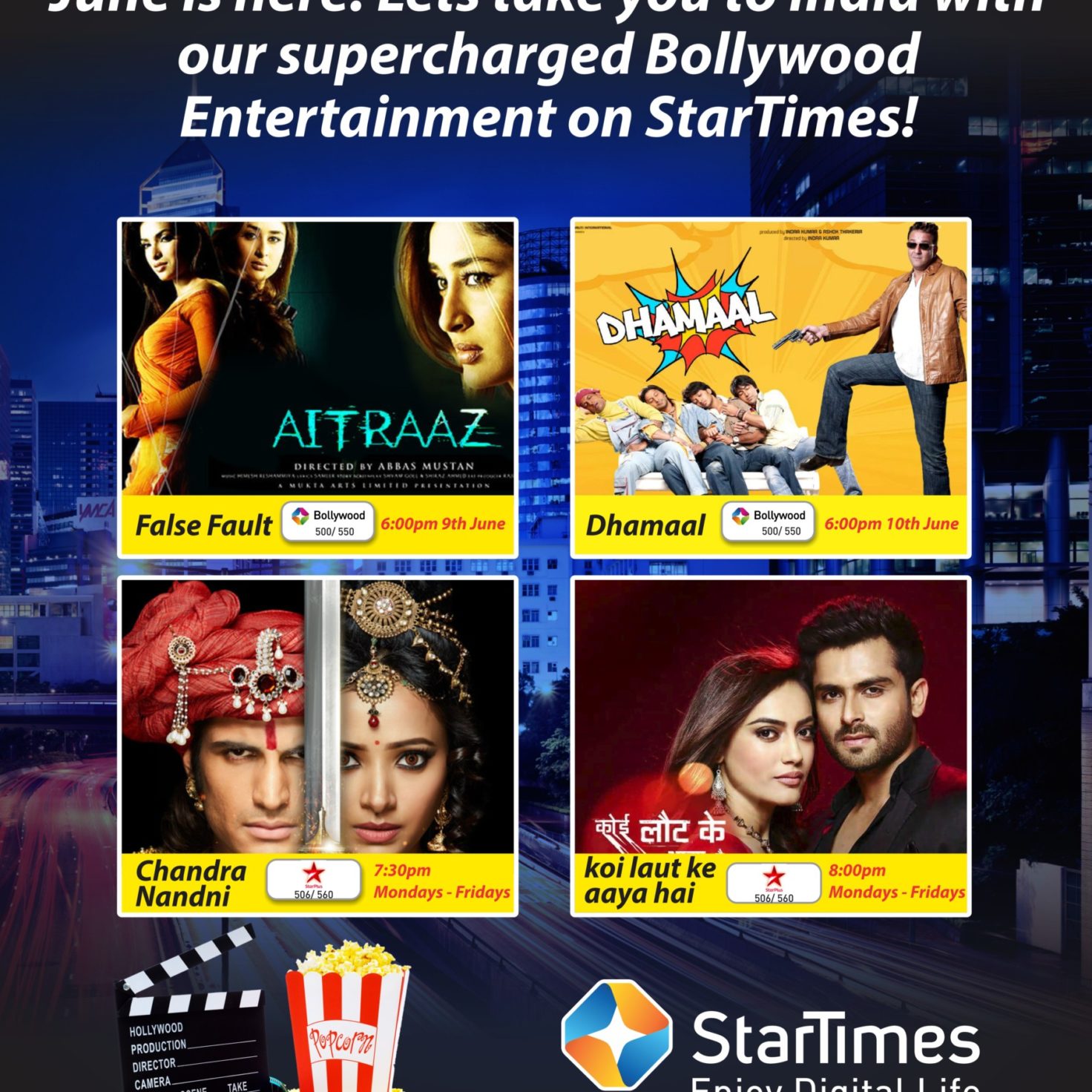 Check Out the Bollywood movie line up this weekend on StarTimes ...