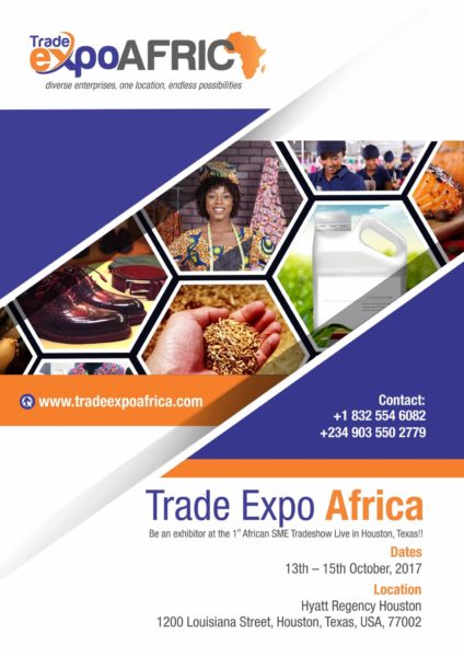 Connecting African SMEs to the World! Exhibit at Trade Expo Africa ...