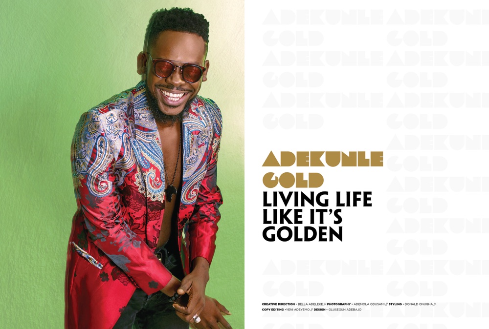 Adekunle Gold shines on the Cover of Bold Africa Magazine | BellaNaija