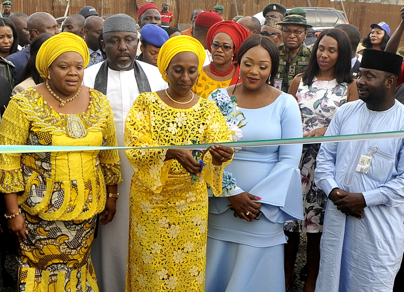 Rochas Okorocha, Dolapo Osinbajo & Betty Irabor at the Grand Opening of ...