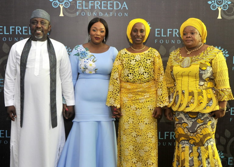 Rochas Okorocha, Dolapo Osinbajo & Betty Irabor at the Grand Opening of ...