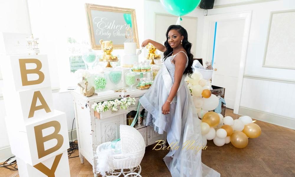 Esther Junaid welcomes 3rd Child with a Grand Baby Shower