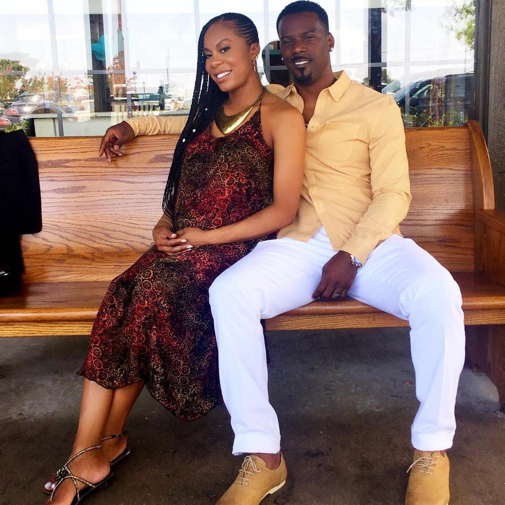 Olympic Gold Medalist Sanya Richards-Ross & Former NFL star Aaron Ross ...