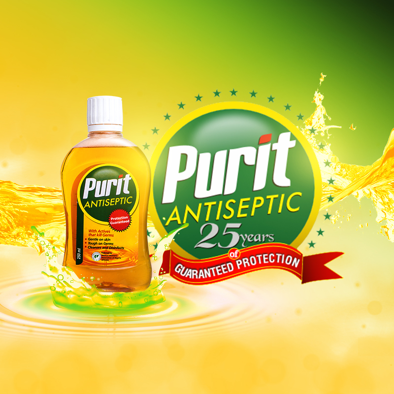 Purit Antiseptic celebrates 25 Years of Guaranteed Protection with Lots ...