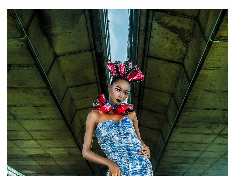 Studio 24 and Style Squad Fashion Editorial Water Bottles and Sachets