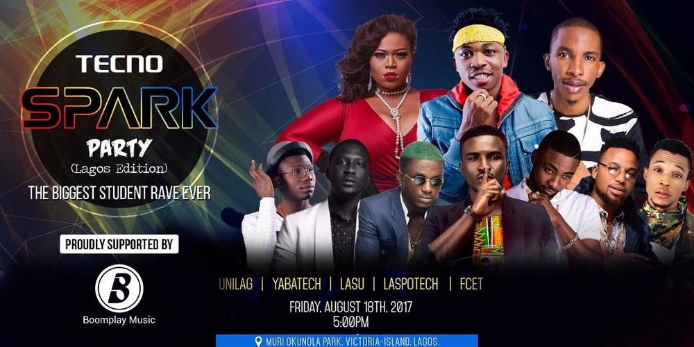 The Most Anticipated Campus Rave is here! Turn up for TECNO Spark Party ...