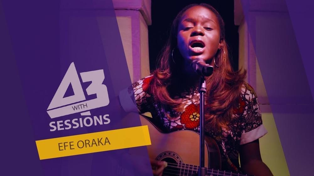 Efe Oraka performs Ed Sheeran, Beyonce & Ben E. King mashup on A3 Session | WATCH - BellaNaija