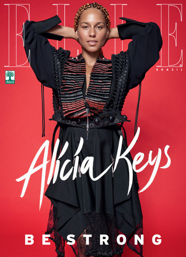 Be Yourself! Alicia Keys is Gorgeous and Bare-Faced for Elle Brasil ...