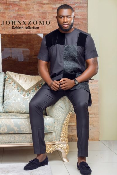 Emmanuel Ikubese features in Johnxzomo Lookbook "Rebirth"