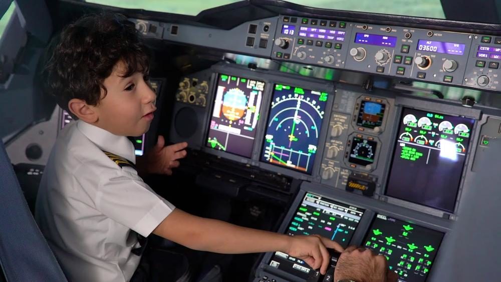 6-Year-Old Genius becomes Etihad's Pilot for a Day | BellaNaija