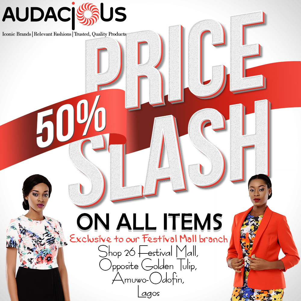 Enjoy a whopping 50% Price Slash on all Audacious Female Clothing ...