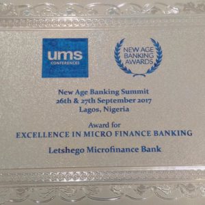 Letshego Microfinance Bank was honoured with ‘Excellence in ...