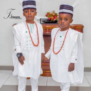 A Royal Affair! Olori Olaitan of Oyo & her boys look Elegant in White ...