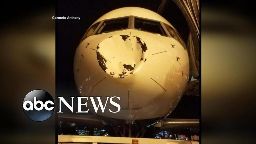 What did NBA team Oklahoma City Thunder's Airplane hit? | WATCH ...