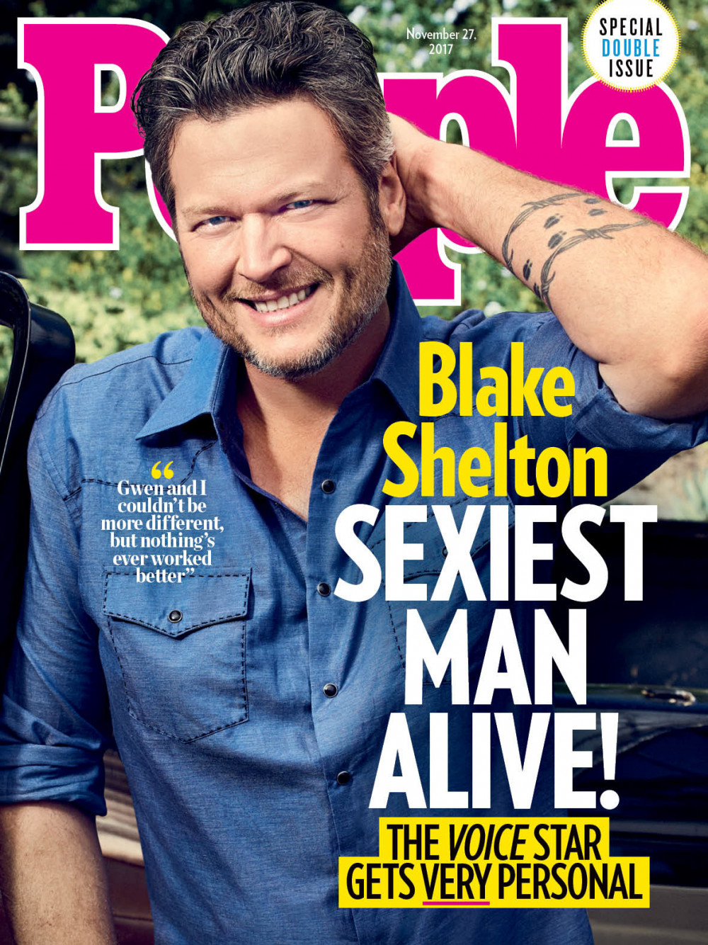 Country Singer Blake Shelton named People Magazine's 2017 'Sexiest Man ...