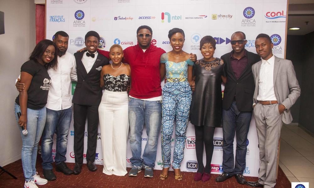 Joke Silva, Colette Otusheso & Lala Adindoju at the closing of The ...