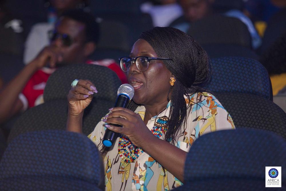 Joke Silva, Colette Otusheso & Lala Adindoju at the closing of The ...
