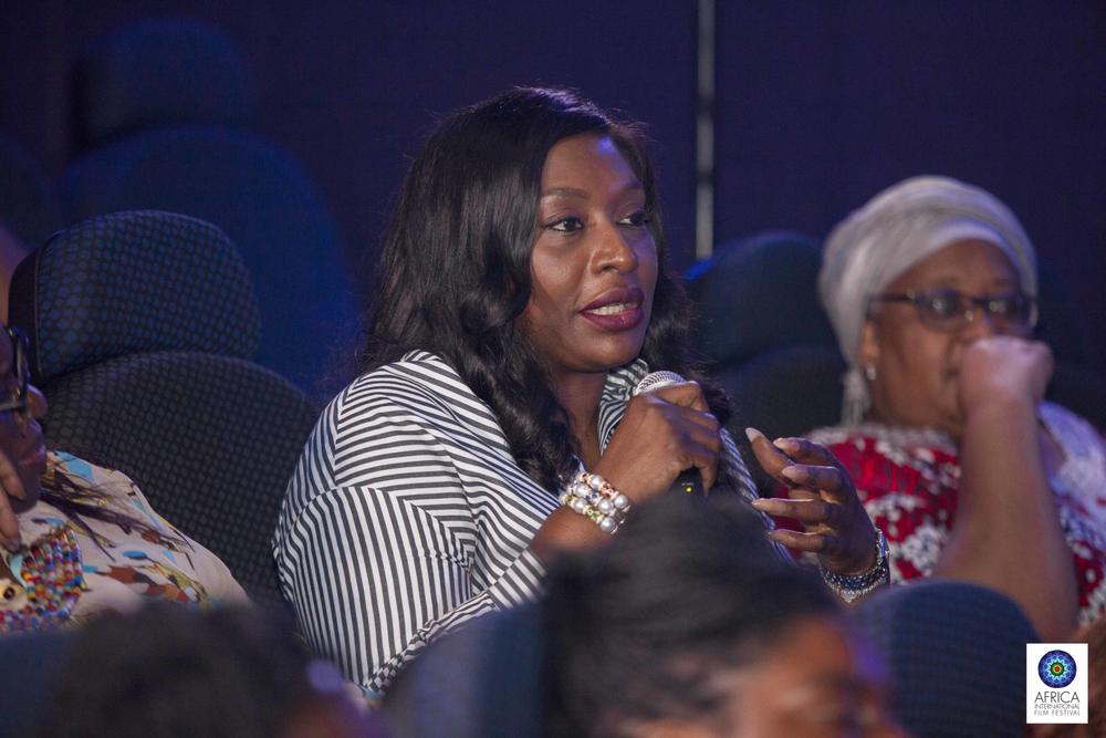 Joke Silva, Colette Otusheso & Lala Adindoju at the closing of The ...