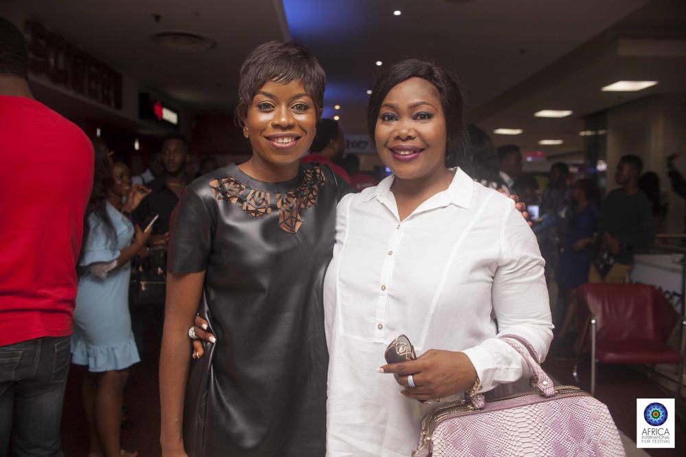 Joke Silva, Colette Otusheso & Lala Adindoju at the closing of The ...