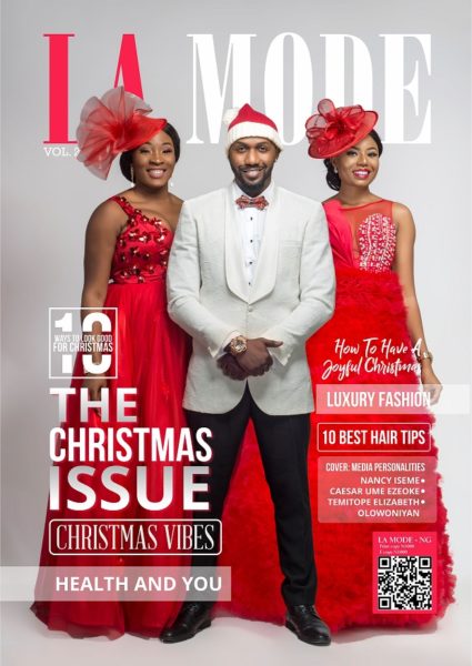 Nancy Isime, Caesar Ezeoke & Temitope Olowoniyan cover La Mode Magazine ...