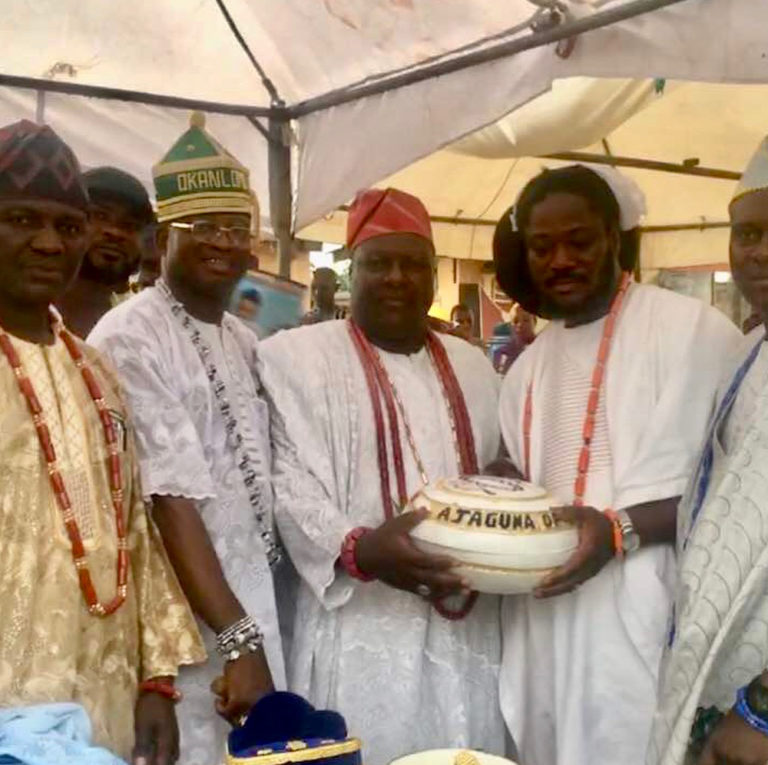 Daddy Showkey conferred with "Ajaguna of Yakoyo Land" Title | BellaNaija