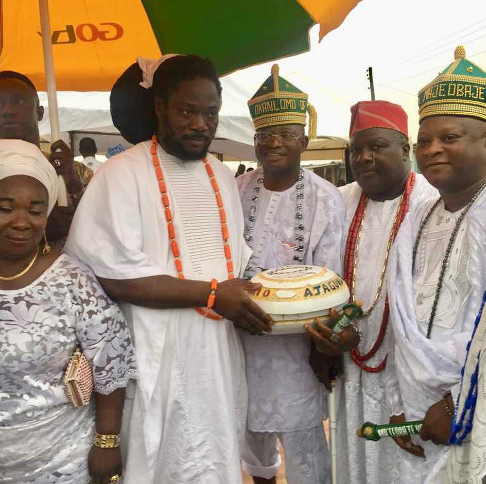 Daddy Showkey conferred with "Ajaguna of Yakoyo Land" Title | BellaNaija