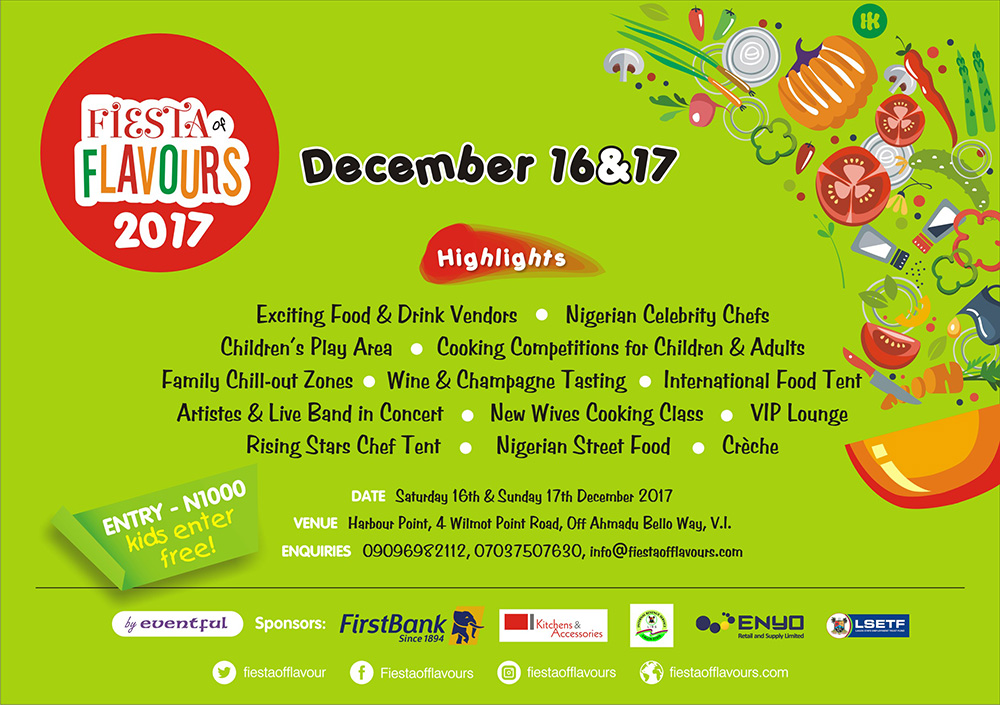 Food, Fun, Family & Friends! Don't Miss FIESTA OF FLAVOURS 2017 | Dec ...