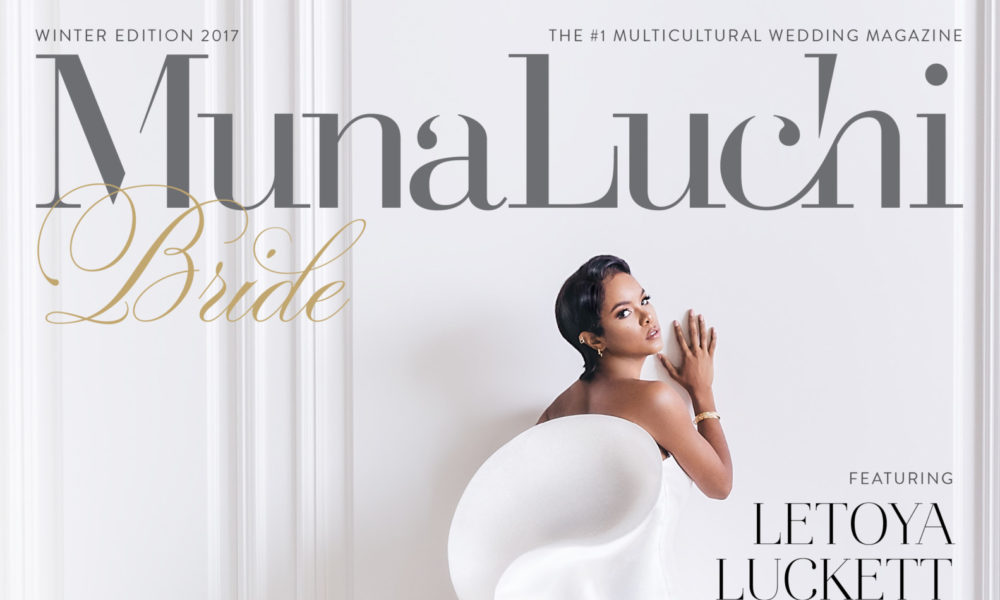 Newlywed LeToya Luckett is the Cover Star for Munaluchi Bridal Magazine ...