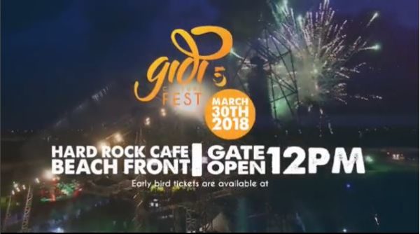 Gidi Fest is Back! 5th Edition set to hold at Hard Rock Cafe Beach ...