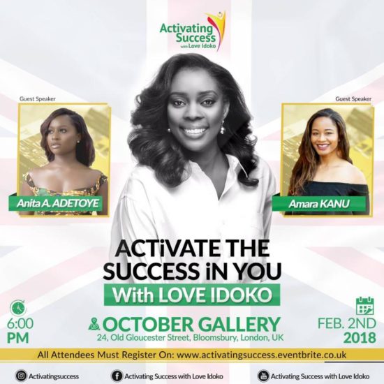 Author of 'Activating Success' Love Idoko hosts Book Reading & Signing ...