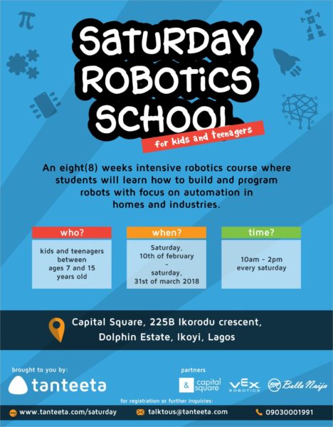 Let's Build the Next Generation of African Innovators! Sign your Kids Up for Tanteeta's Saturday ...