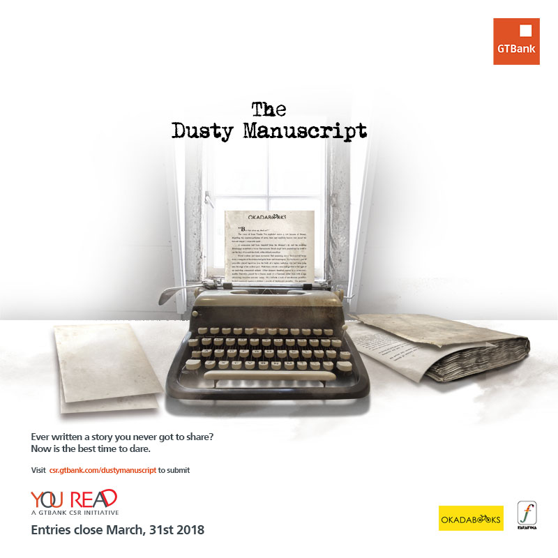 Entered GTBank's Dusty Manuscript Contest? Don't Miss this Opportunity ...
