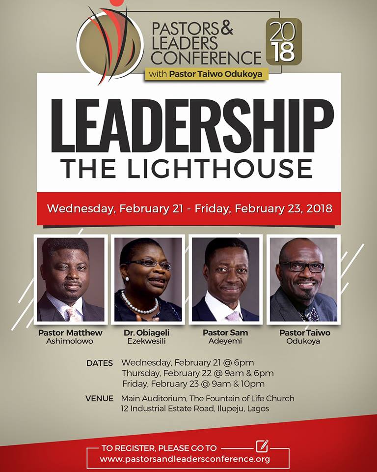 Join Pastor Taiwo Odukoya, Sam Adeyemi, Oby Ezekwesili at this Year's ...