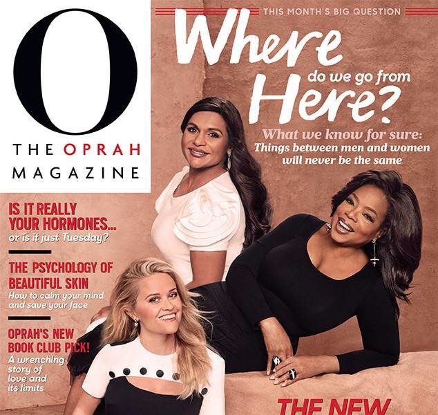 Oprah Winfrey, Reese Witherspoon & Mindy Kaling cover O, The Oprah ...